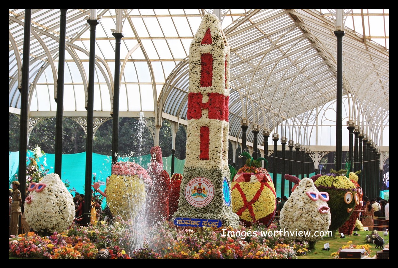 Lalbagh flower show 2014 in Bangalore - Images WorthvieW